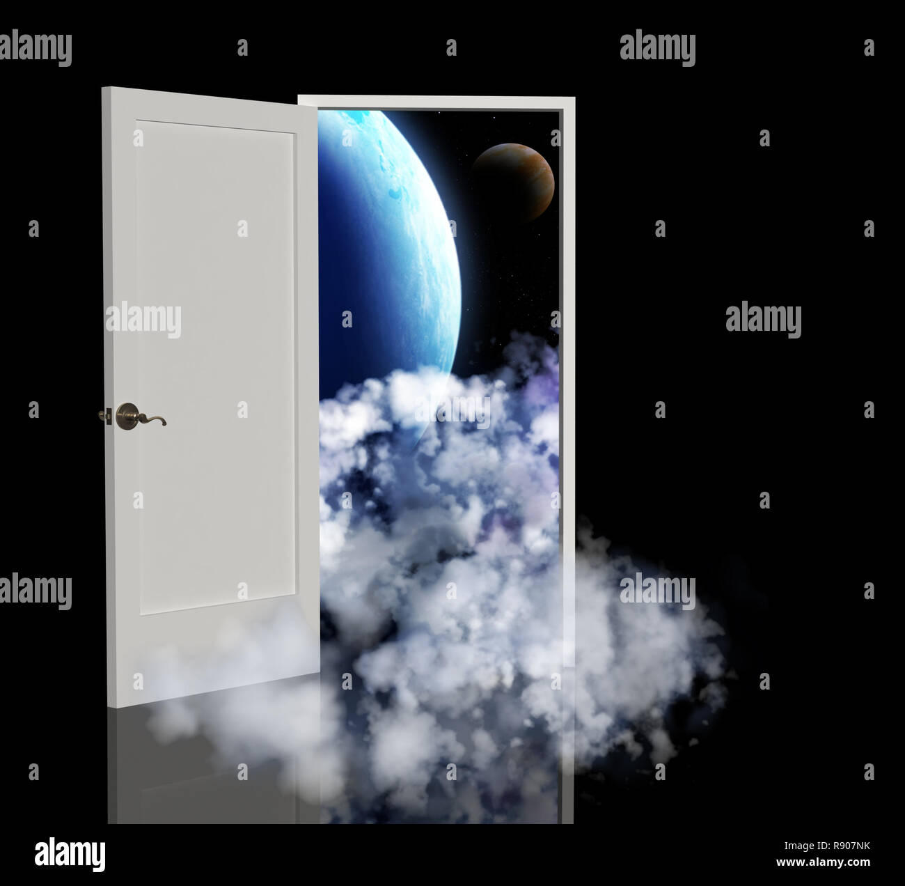 Moon bright door hi-res stock photography and images - Alamy