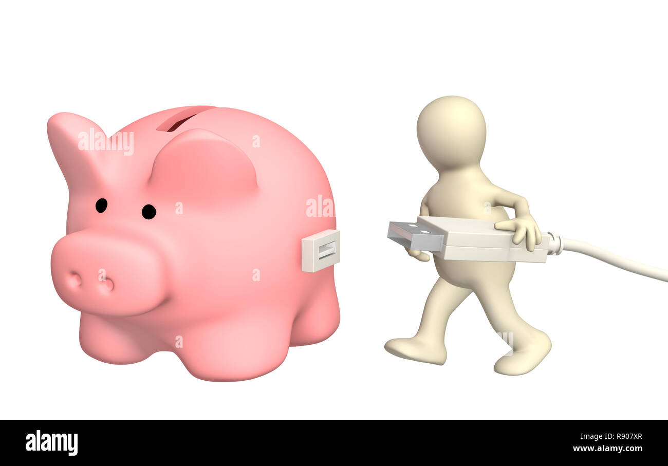 Conceptual image - electronic bank account Stock Photo - Alamy