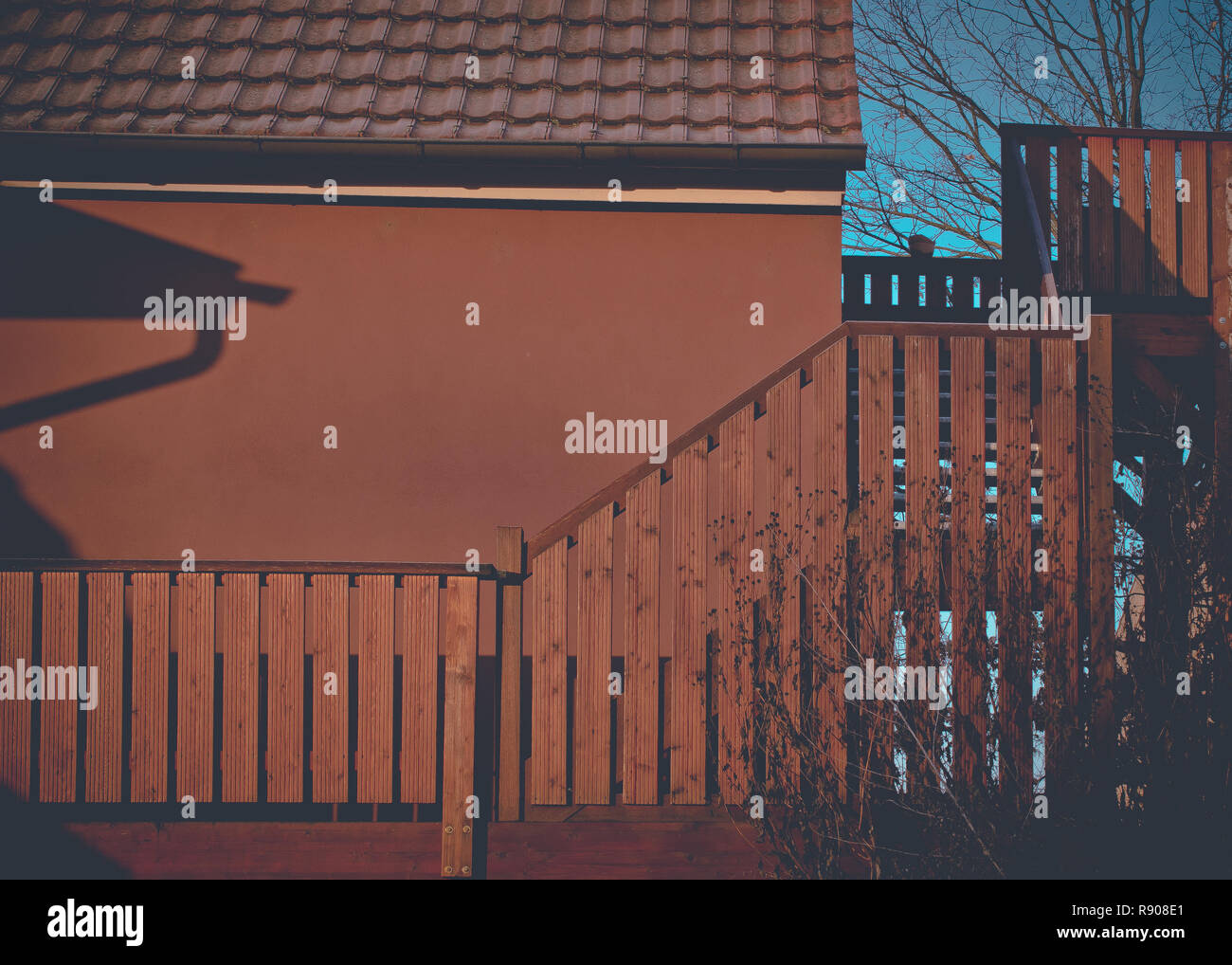 Railing house hi-res stock photography and images - Alamy