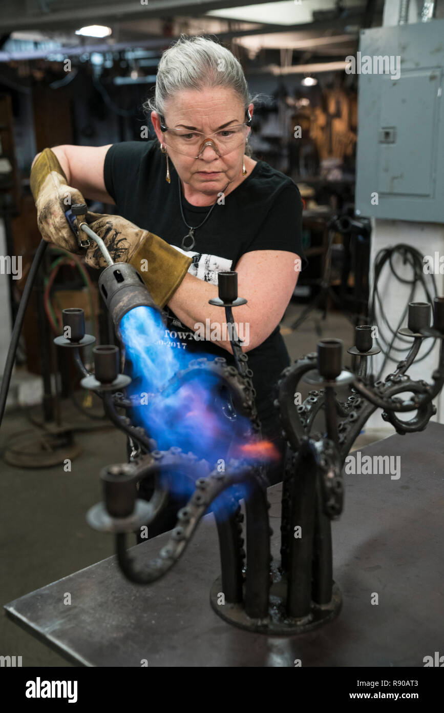 Female blacksmith hi-res stock photography and images - Alamy