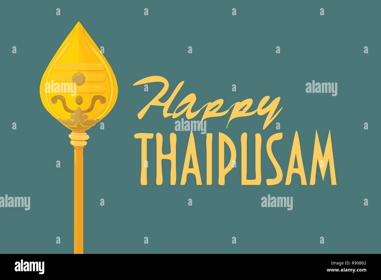Vector illustration for Tamil community: Happy Thaipusam greeting card ...