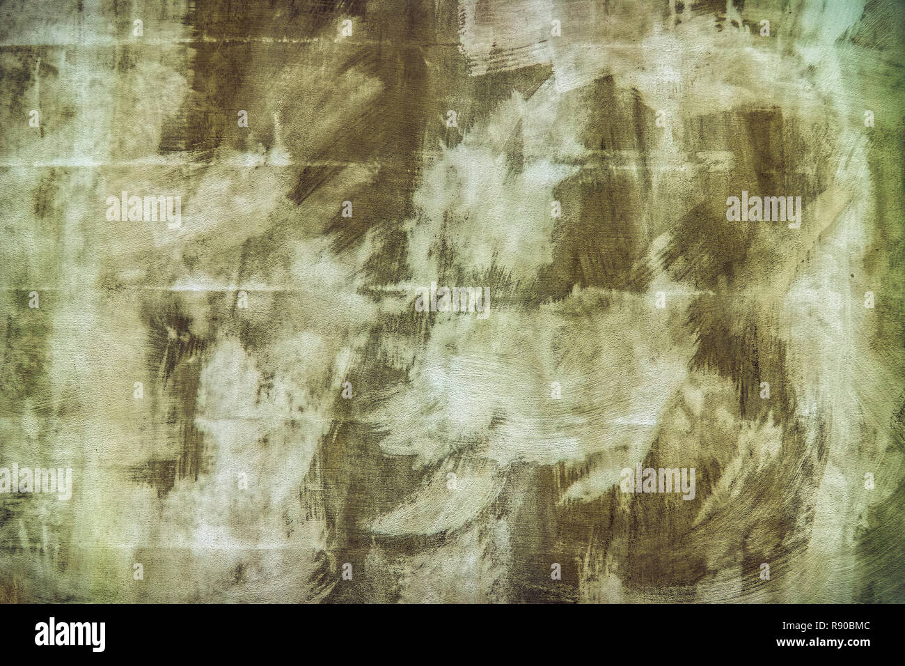 Abstract smudges and stains on the concrete wall - grunge background ...