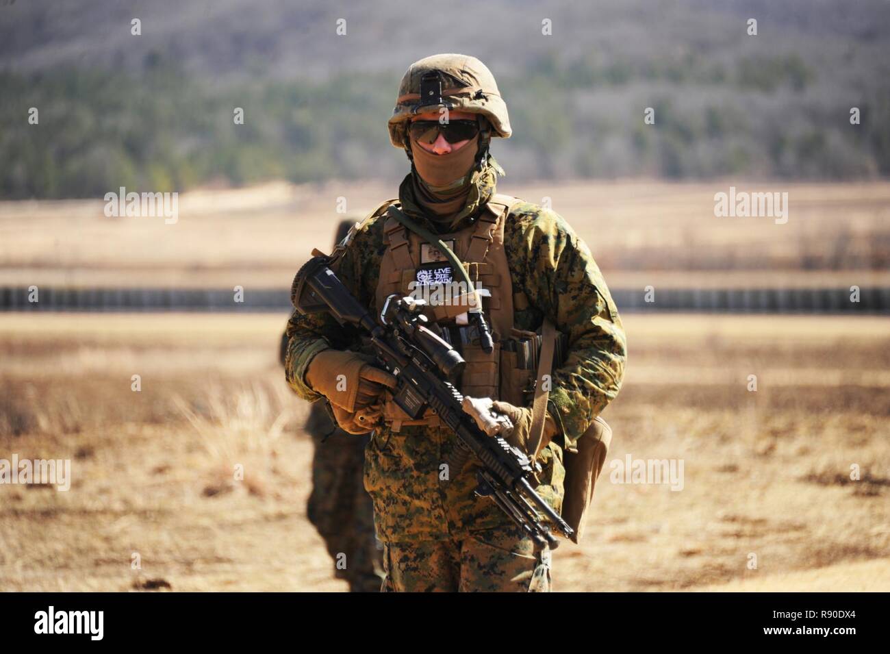 U.S. Marines with Fox Company, 2nd Battalion, 24th Marines of the 23rd ...