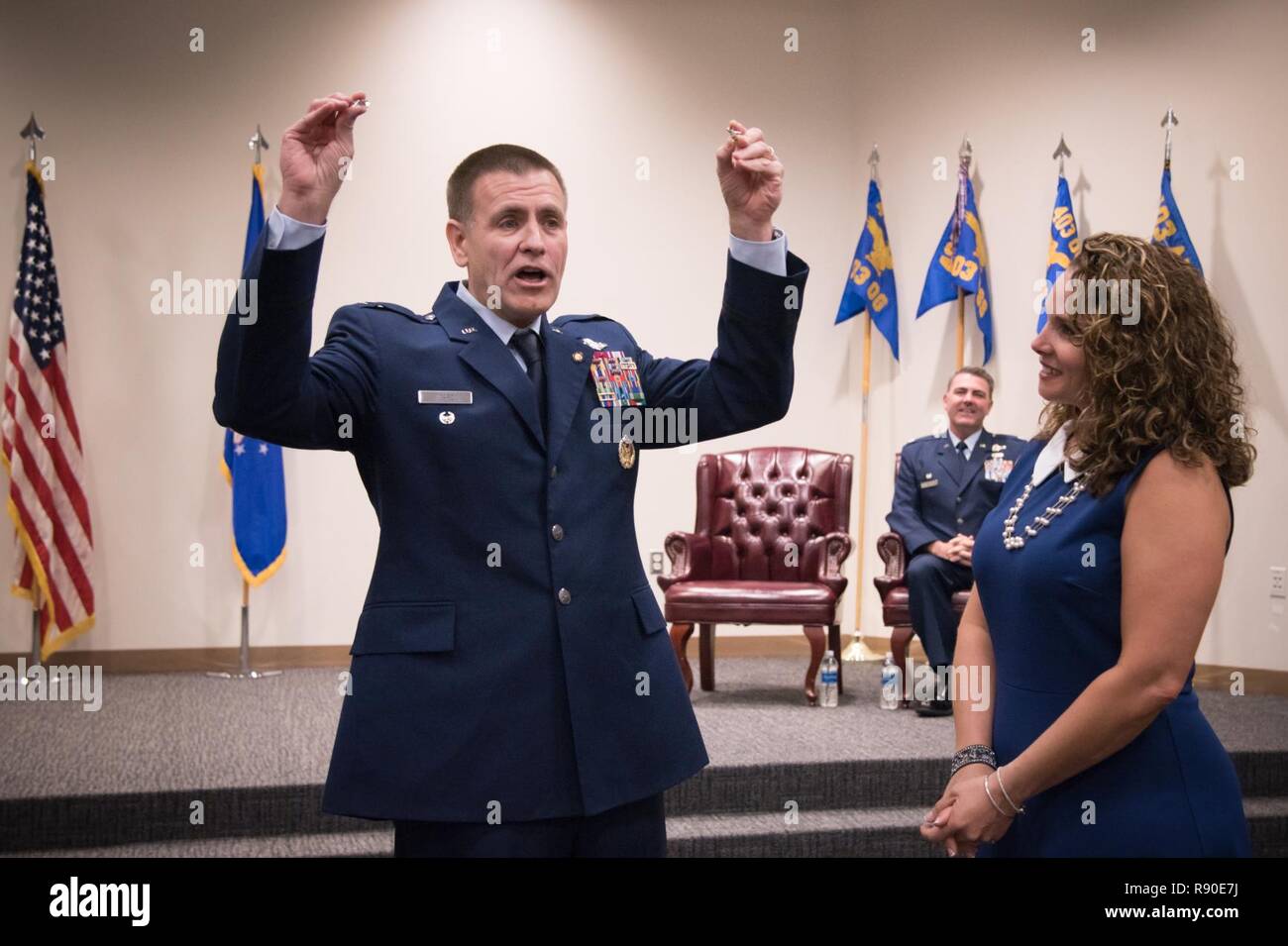 Retired Col. Howard Ward Jr. gives two general officer stars to Kathy ...