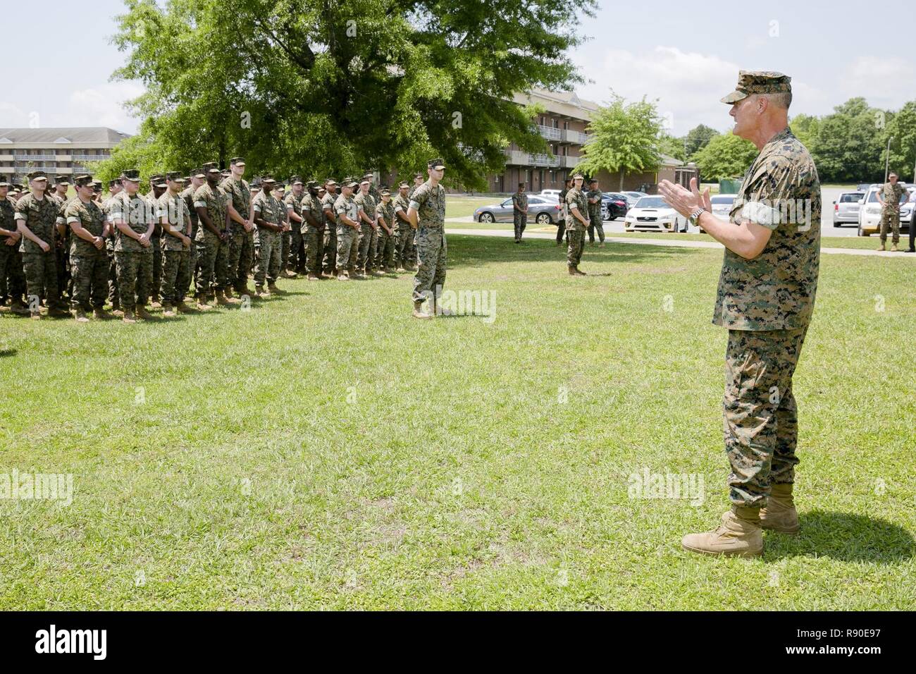 U.S. Navy Capt. Brian Tolbert, commanding officer, 2nd Medical ...