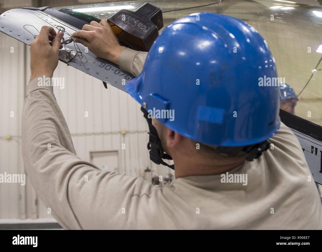 Staff Sgt. Mitchell Lawhorn, a 54th Maintenance Squadron egress systems ...