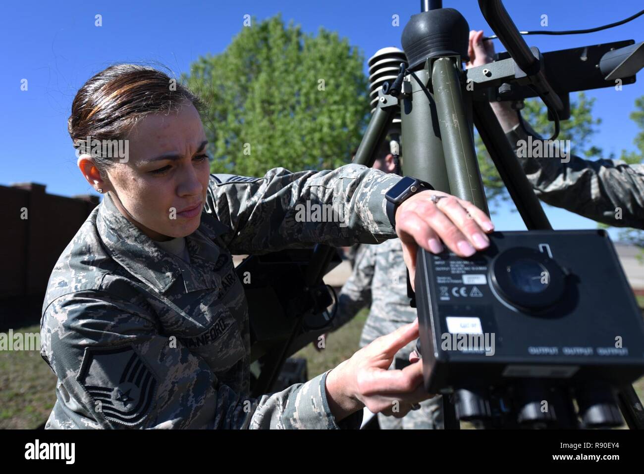 U.S. Air Force Master Sgt. April Stanford, 19th Operations Support ...