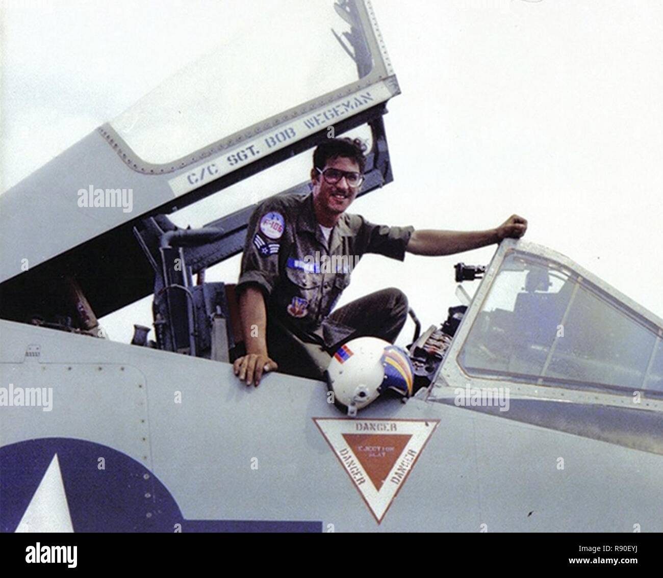 This is Robert Wegeman, as a young three-striper with his favorite ...