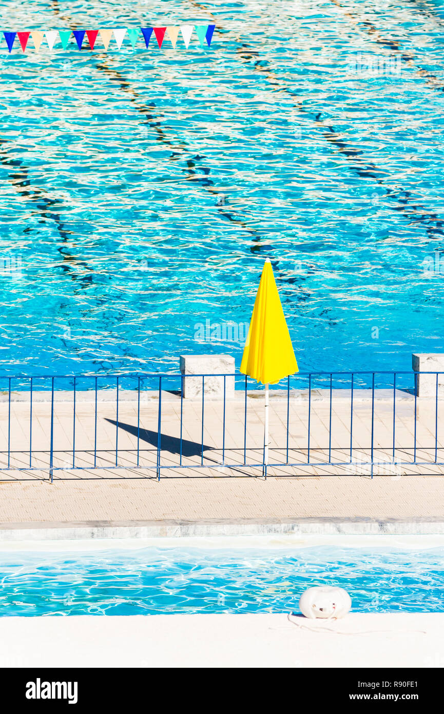 Swimming pool flags hi-res stock photography and images - Alamy