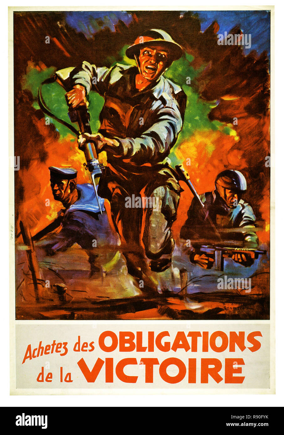 Buy Victory Bonds - Vintage French Canadian World War One Propaganda ...