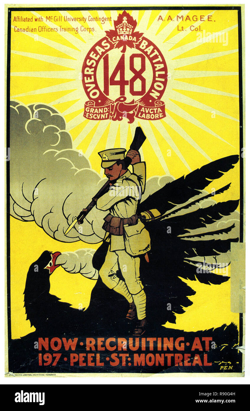 Vintage ww1 propaganda poster hi-res stock photography and images - Alamy