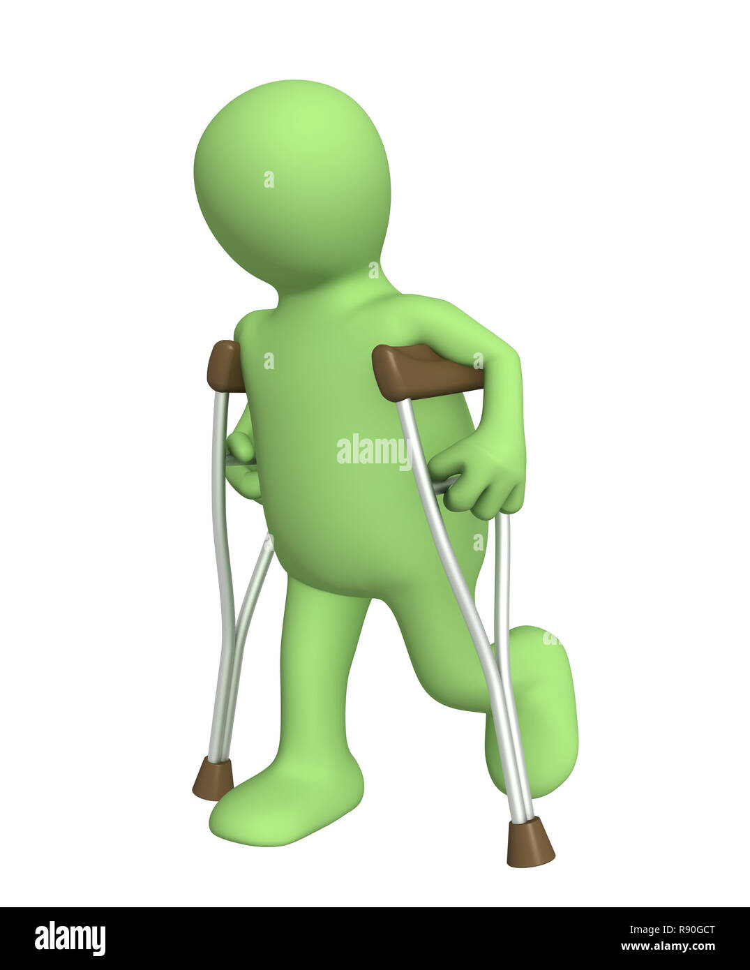 Human walking puppet Cut Out Stock Images & Pictures - Alamy