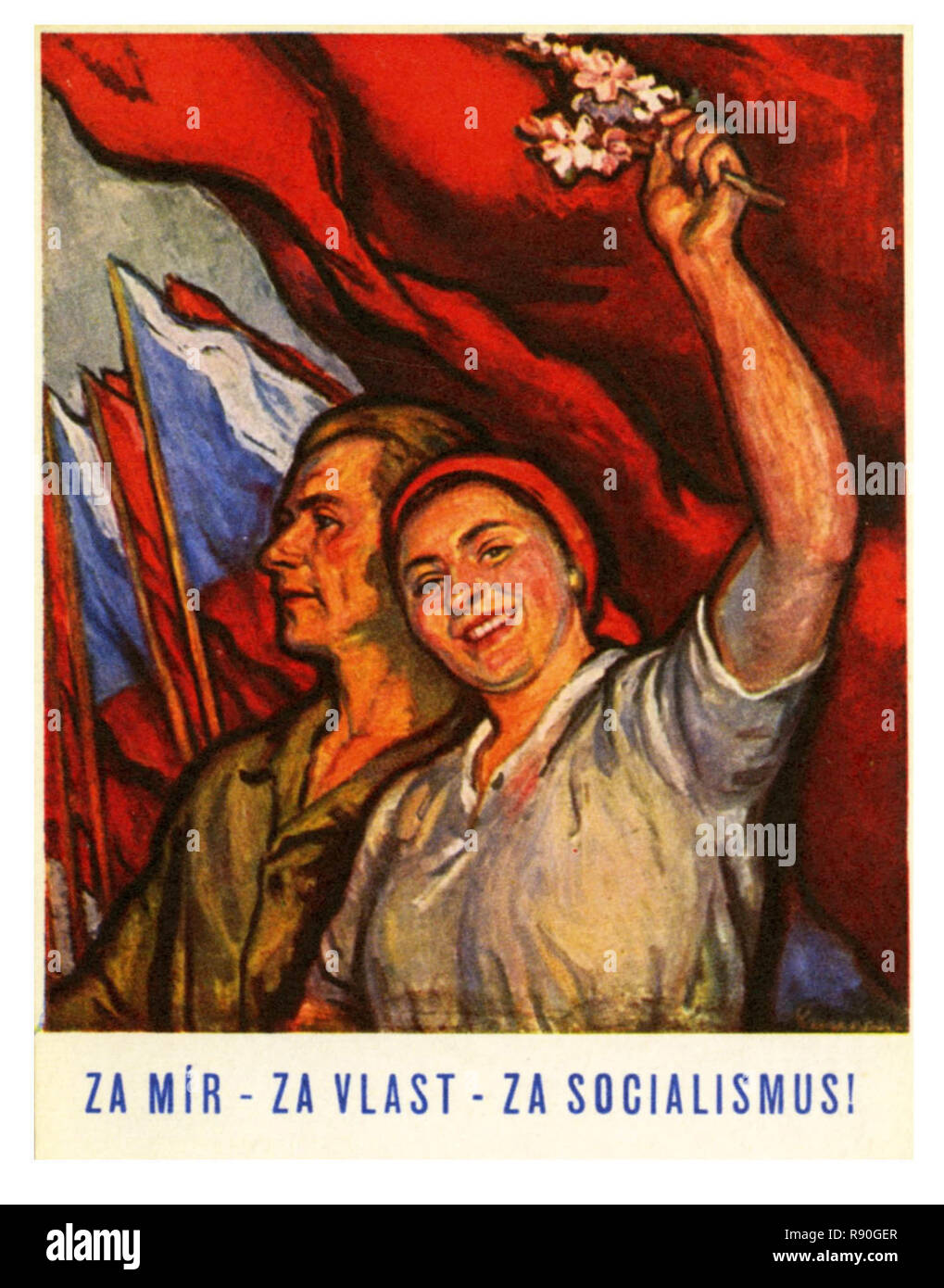 For Peace For Country For Socialism - Vintage Communist Propaganda ...