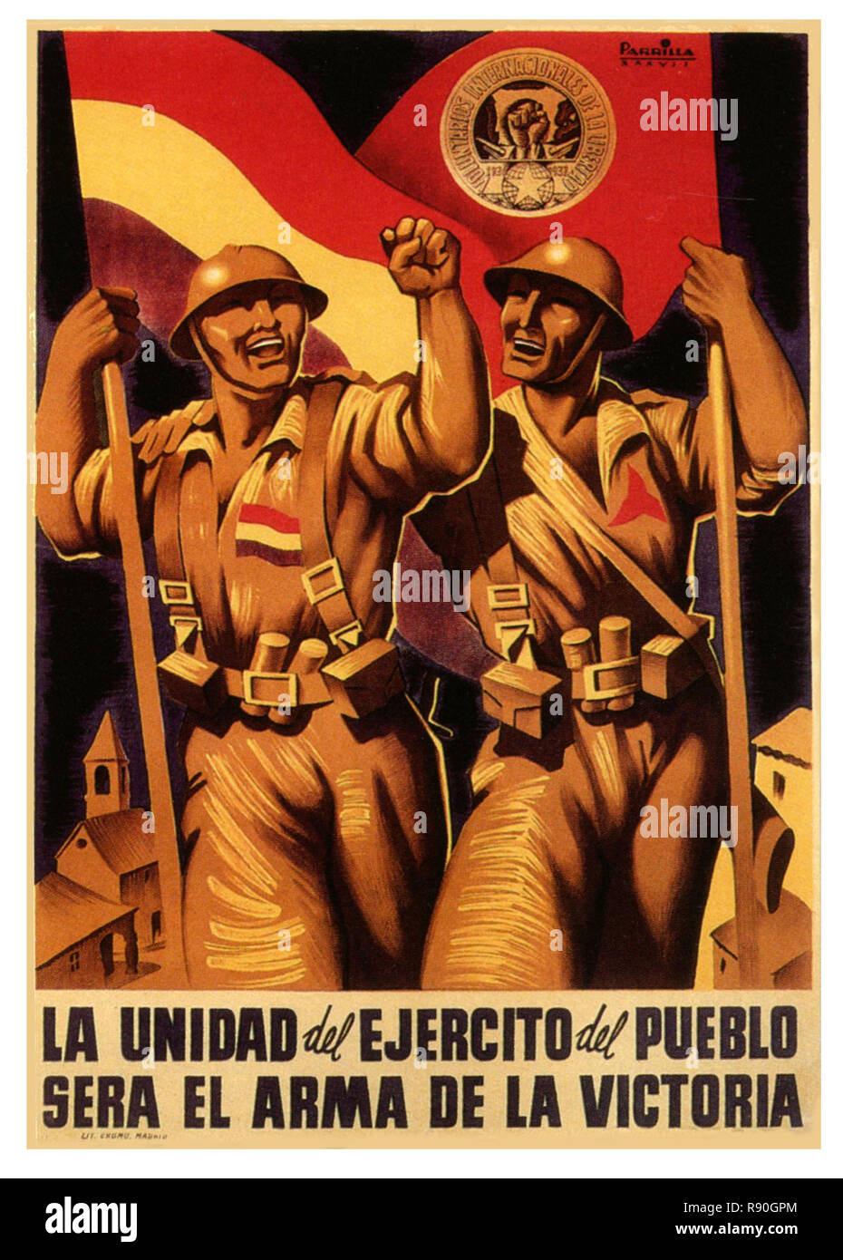 The International Brigade Leads Us To Victory - Vintage Spanish ...