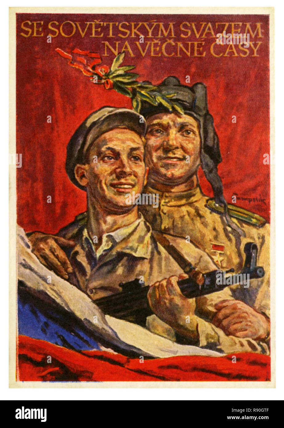 Soviet union advertising poster hi-res stock photography and images - Alamy
