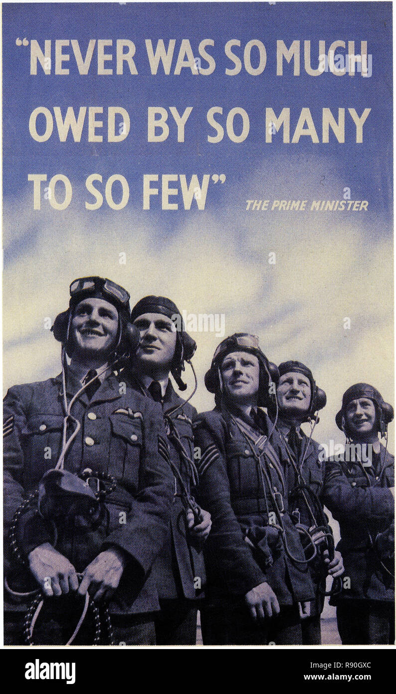 Winston Churchill - Vintage British Propaganda Poster Stock Photo - Alamy
