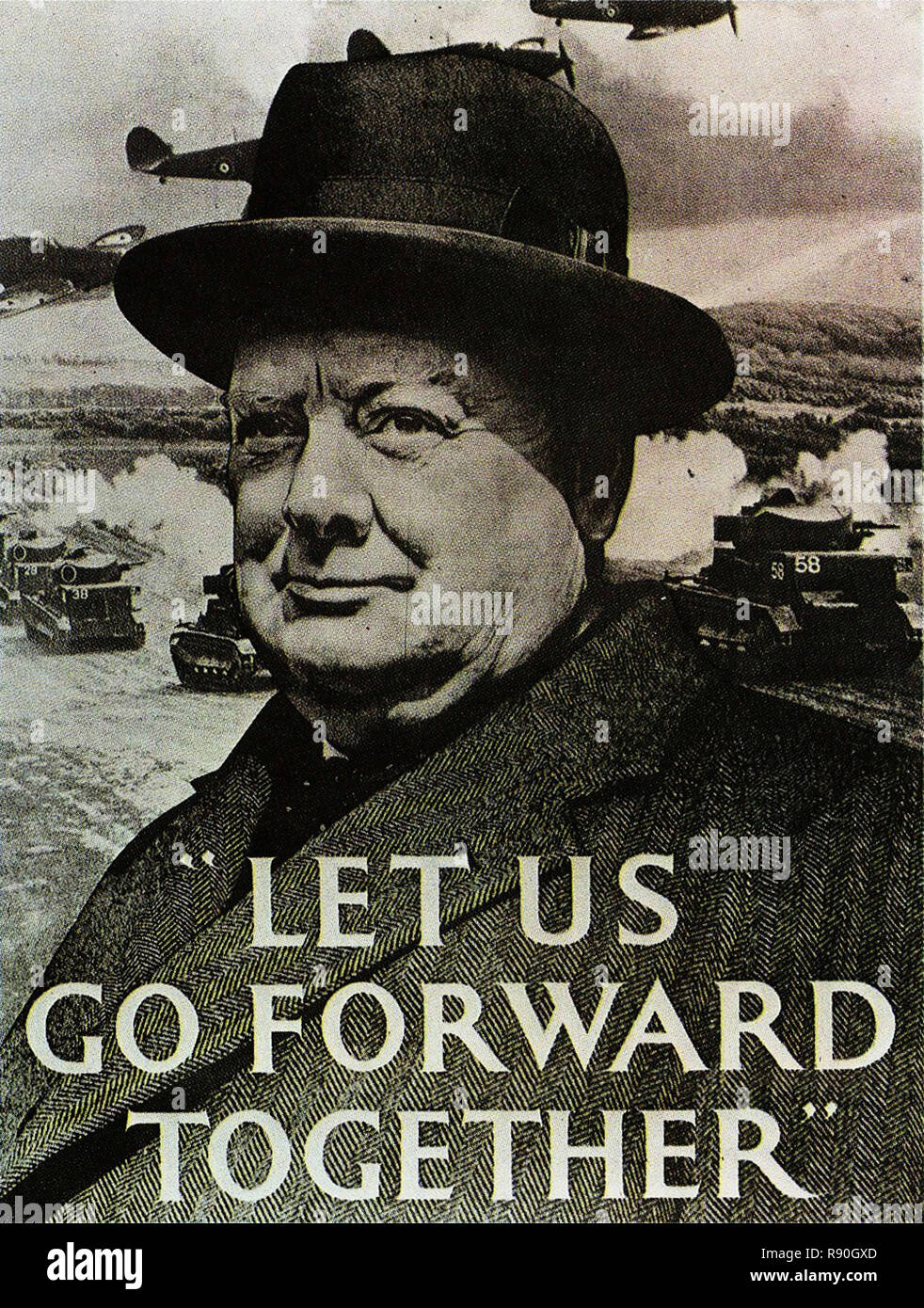 Winston churchill portrait hi-res stock photography and images - Alamy