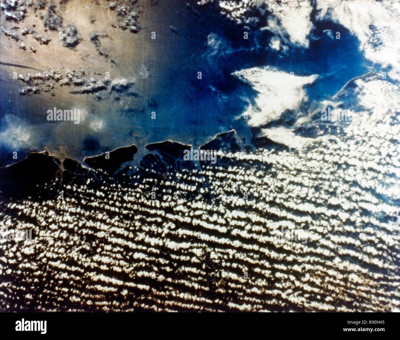Earth from space - east coast of the USA, c1980s. Creator: NASA Stock ...