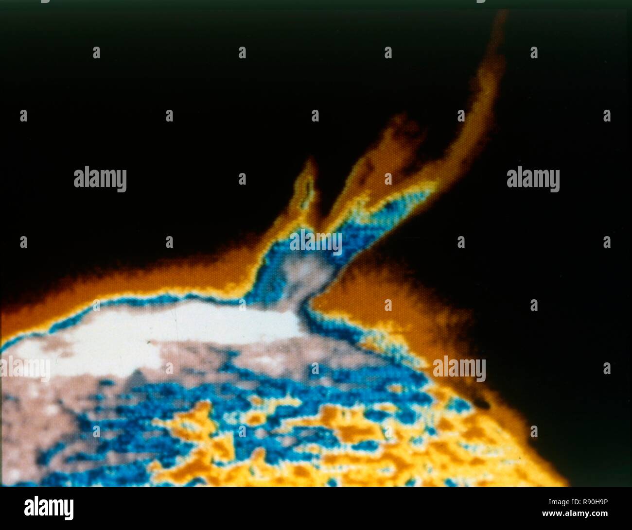 Solar eruption or flare. Creator: NASA Stock Photo - Alamy