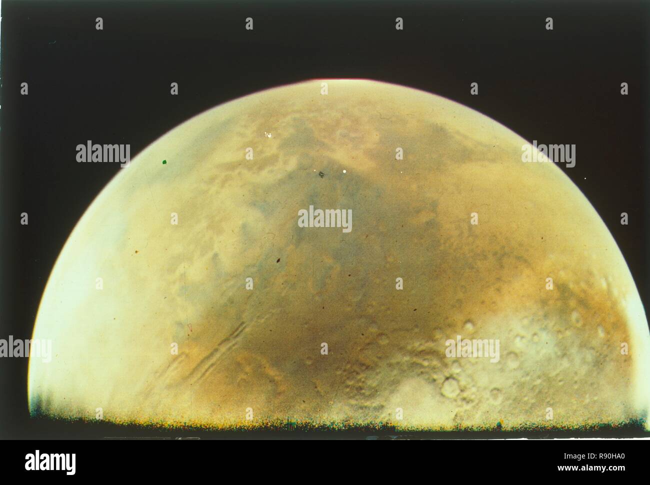 Mars from Viking 1 orbiter, Viking 1 Mission to Mars, 1976. Creator ...