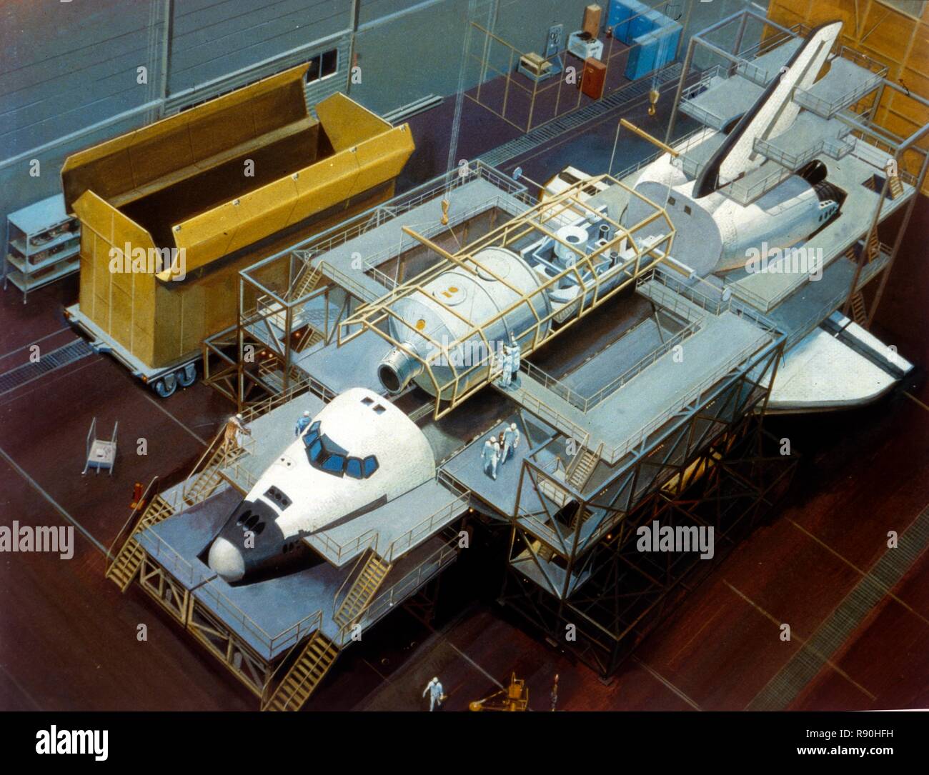 Artist's impression of Space Shuttle. Creator: NASA Stock Photo - Alamy