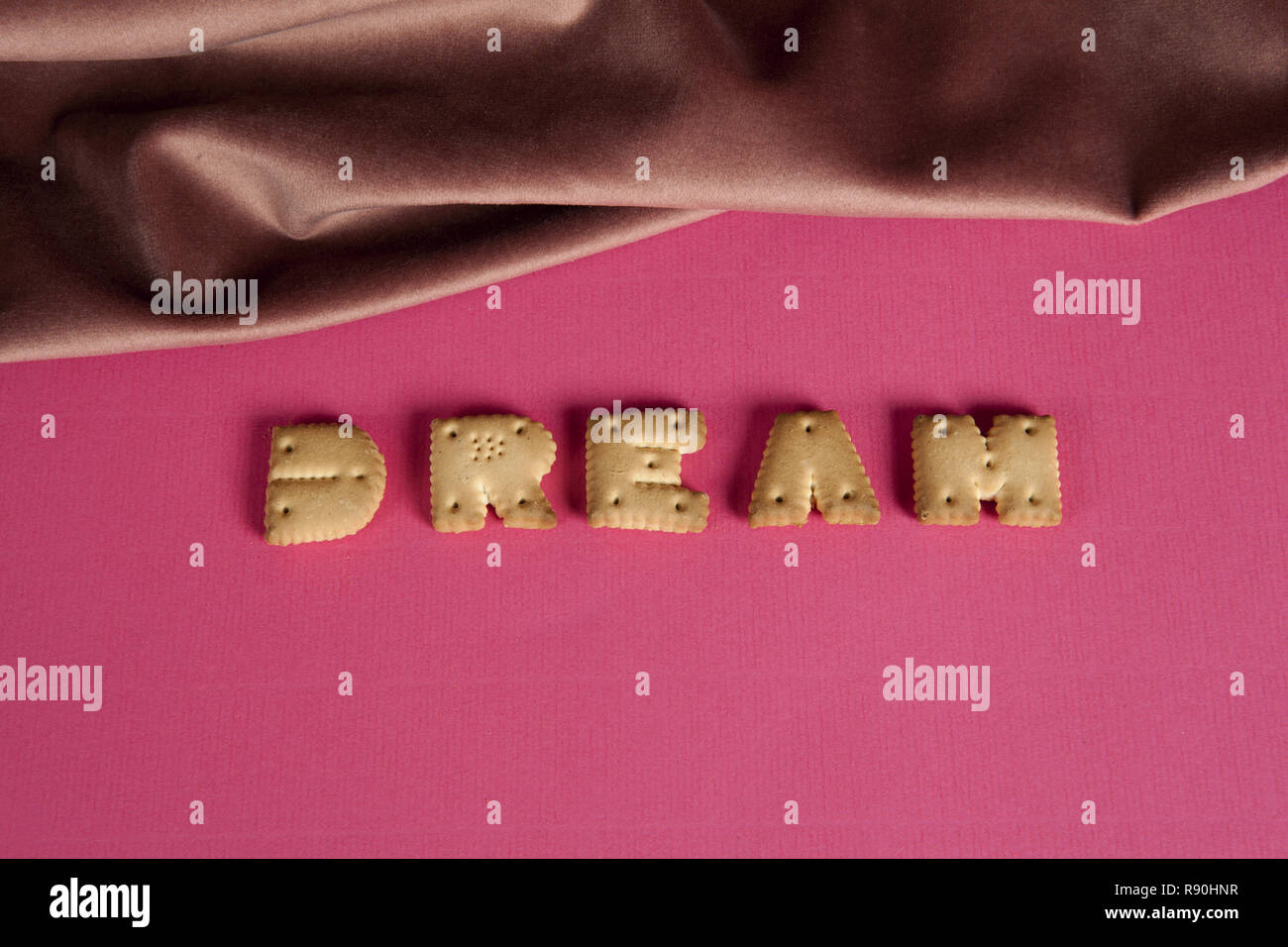 The Word Dream In Pink