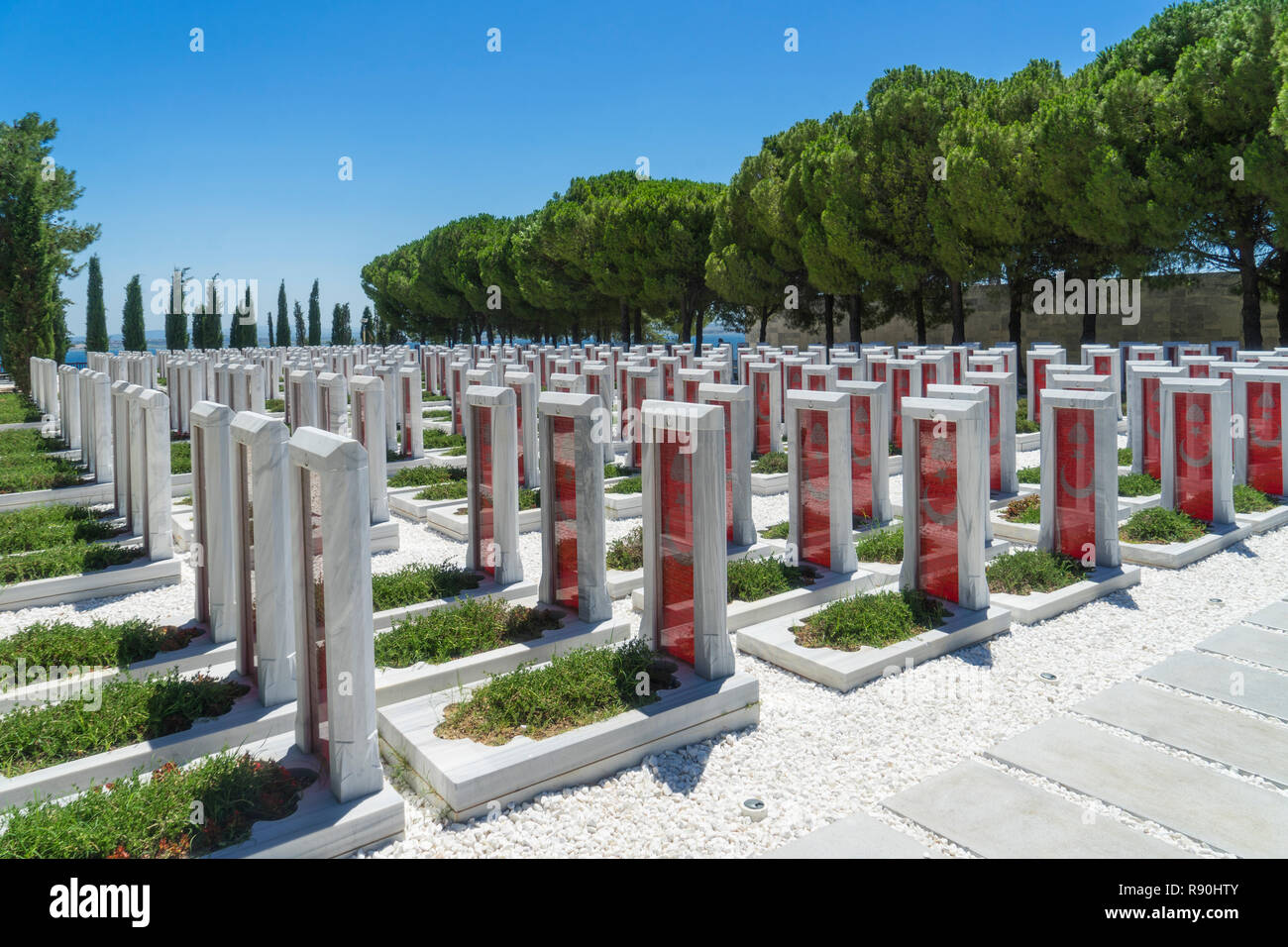 Cemetery in canakkale in turkey hi-res stock photography and images - Alamy