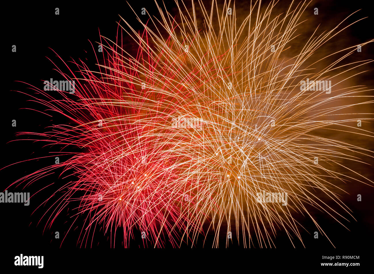 fireworks in the sky Stock Photo - Alamy
