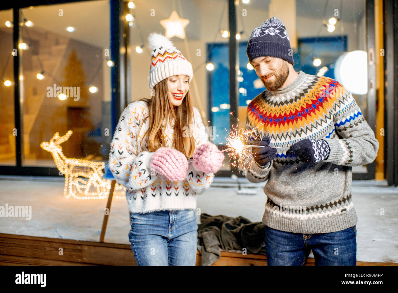 Scandinavian couple dressed in hi-res stock photography and images - Alamy