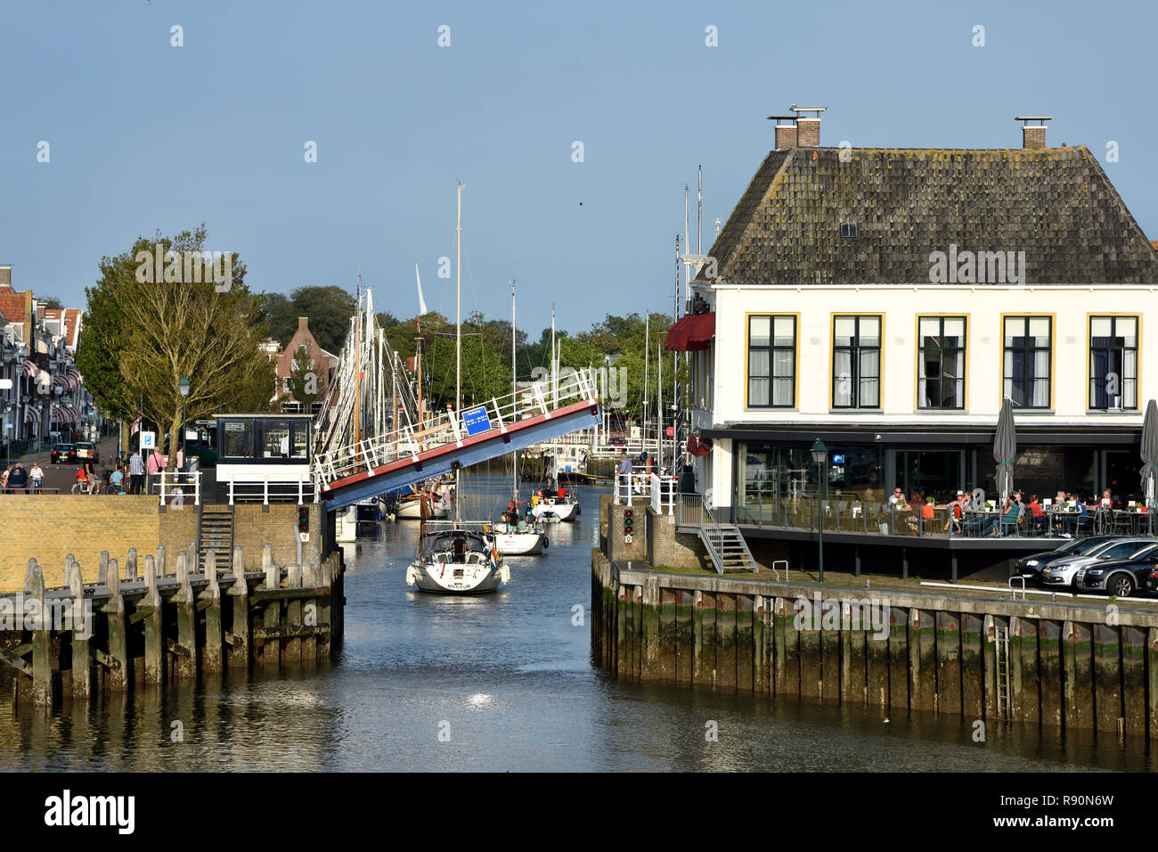 Harlingen Port Harbor Friesland sea beach coast Netherlands Stock Photo ...