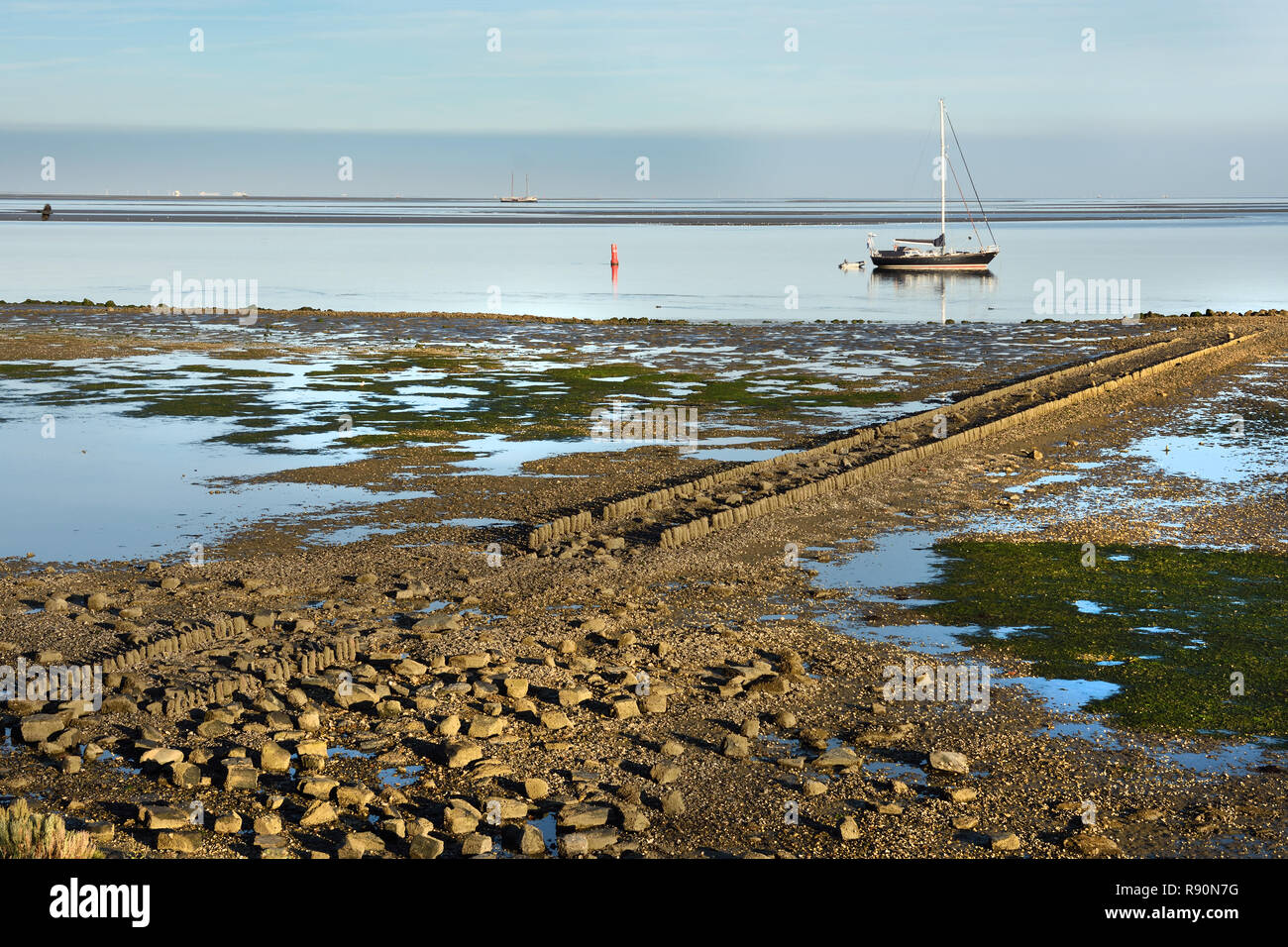 Island Vlieland wadden sea Friesland The Netherlands Stock Photo - Alamy