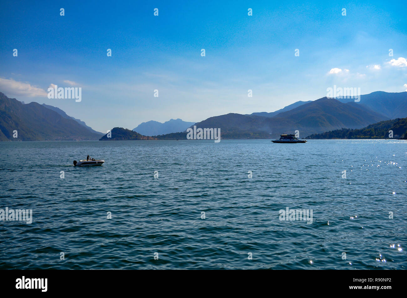 Como lake in Italy Stock Photo - Alamy