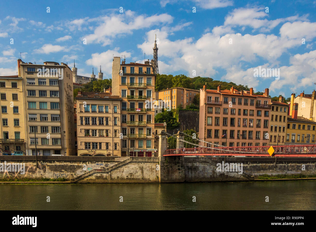 Vieux lyon night view hi-res stock photography and images - Alamy