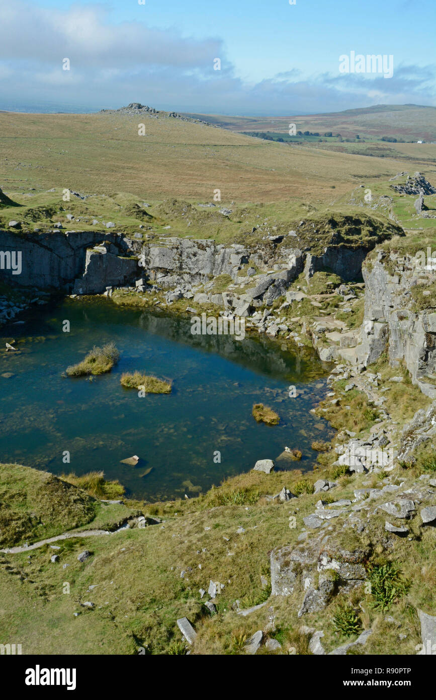 Foggintor quarry lake hi-res stock photography and images - Alamy