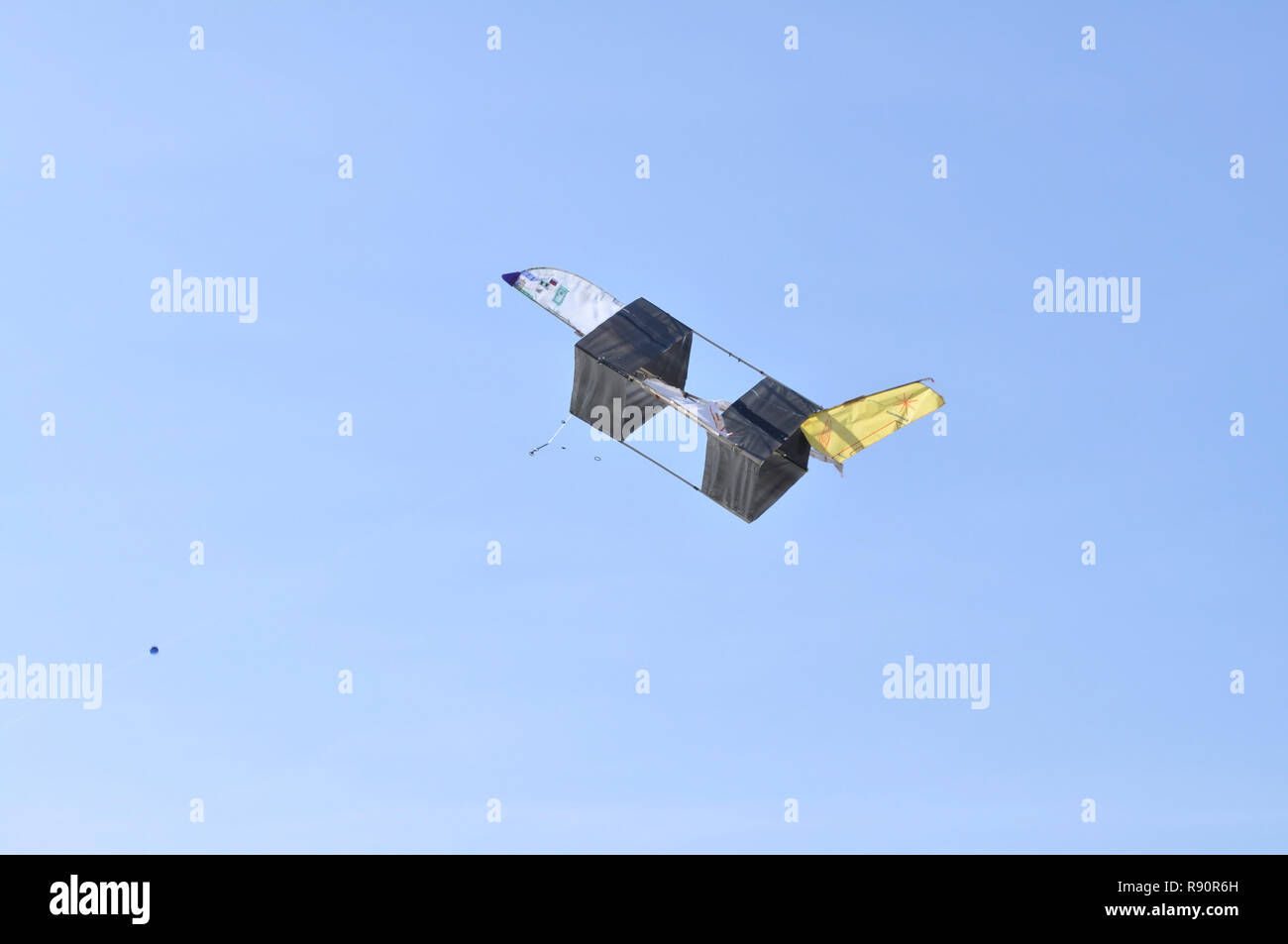 Kovrov, Russia. 28 March 2010. Kite is similar to the model of a ...