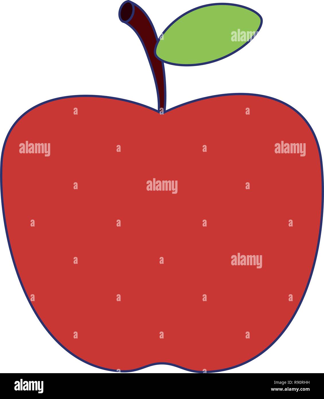 Apple fruit food Stock Vector Image & Art - Alamy