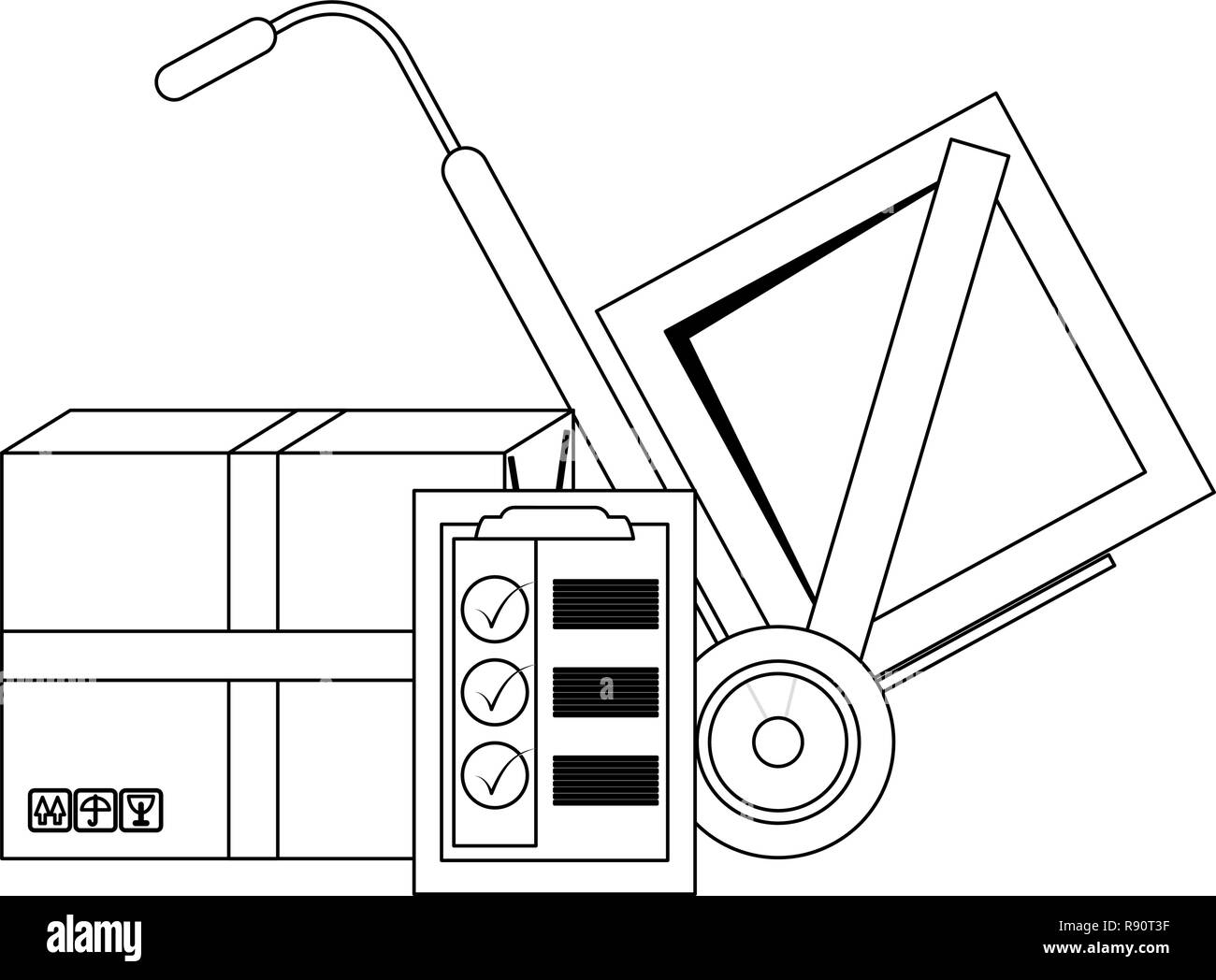 Logistics Solution Black and White Stock Photos & Images - Alamy