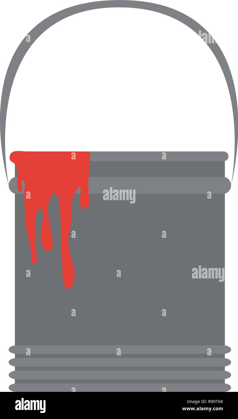 Paint bucket isolated Stock Vector Image & Art - Alamy