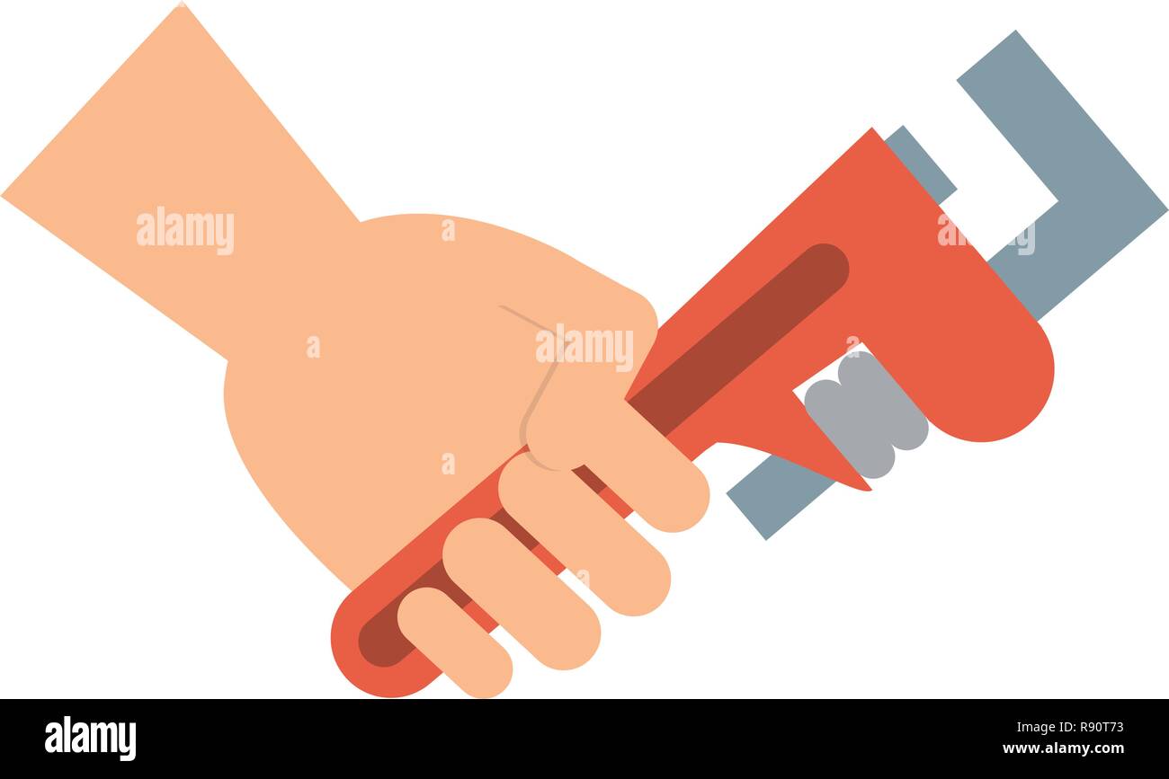 Hand with tool Stock Vector Image & Art - Alamy