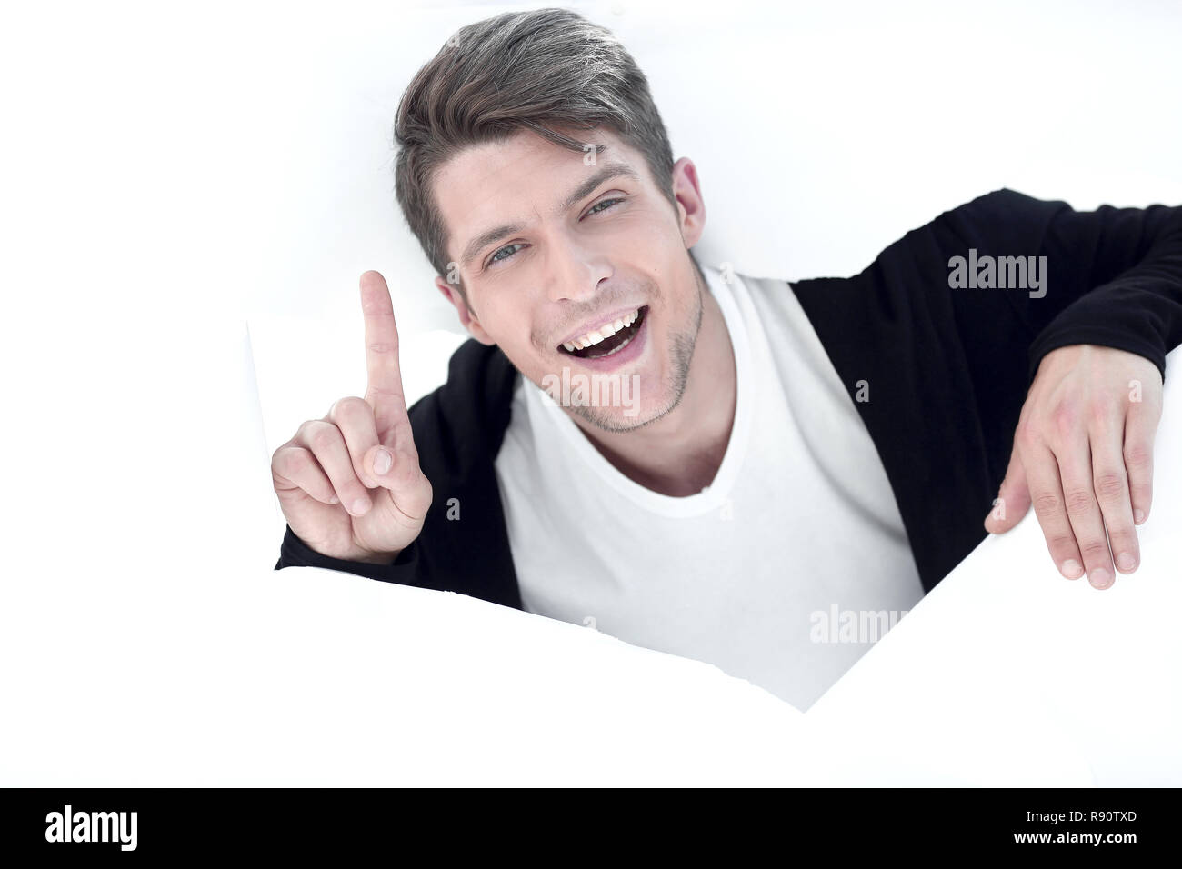 Bursting through wall hi-res stock photography and images - Alamy