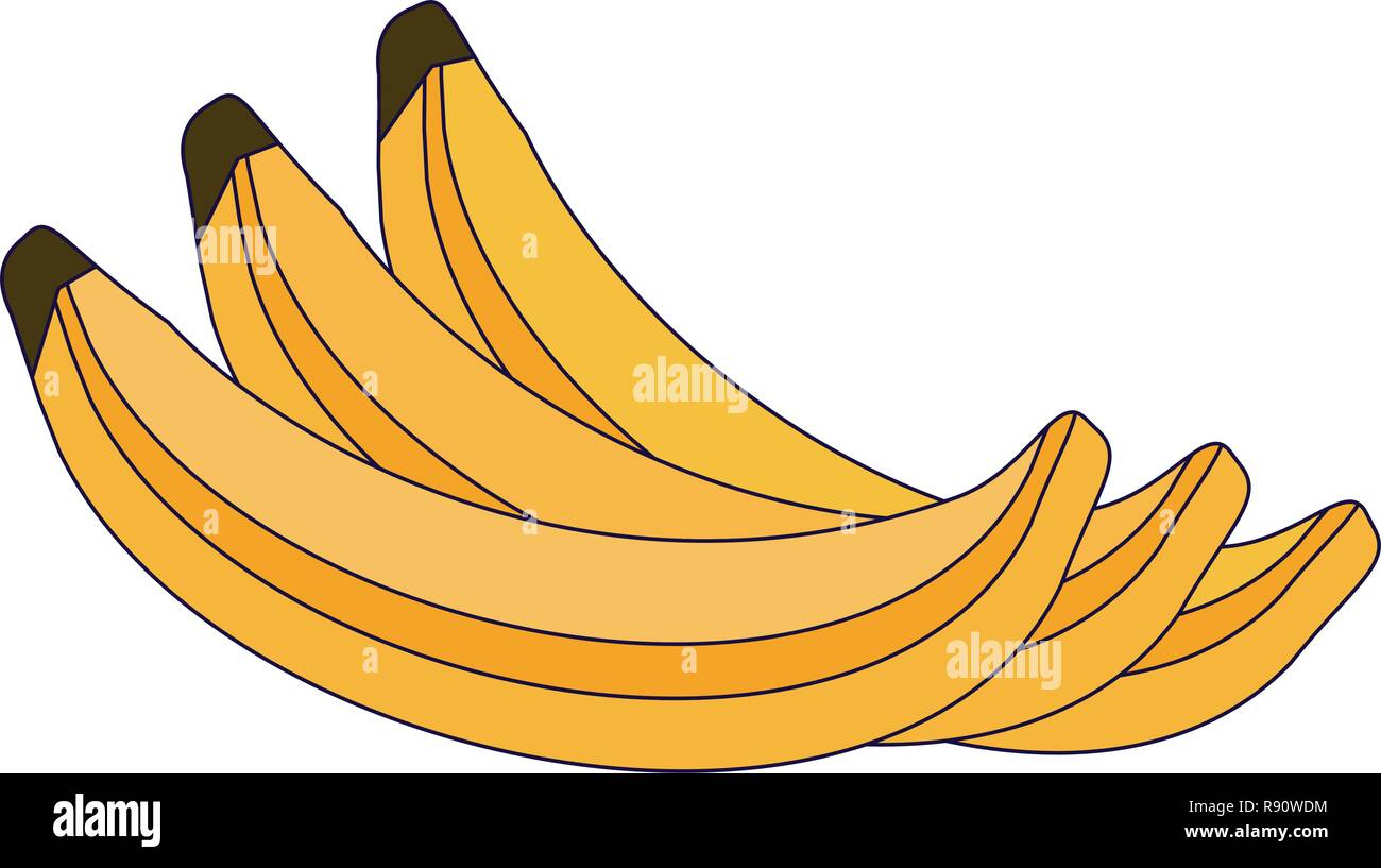 bananas fruits cartoon Stock Vector Image & Art - Alamy