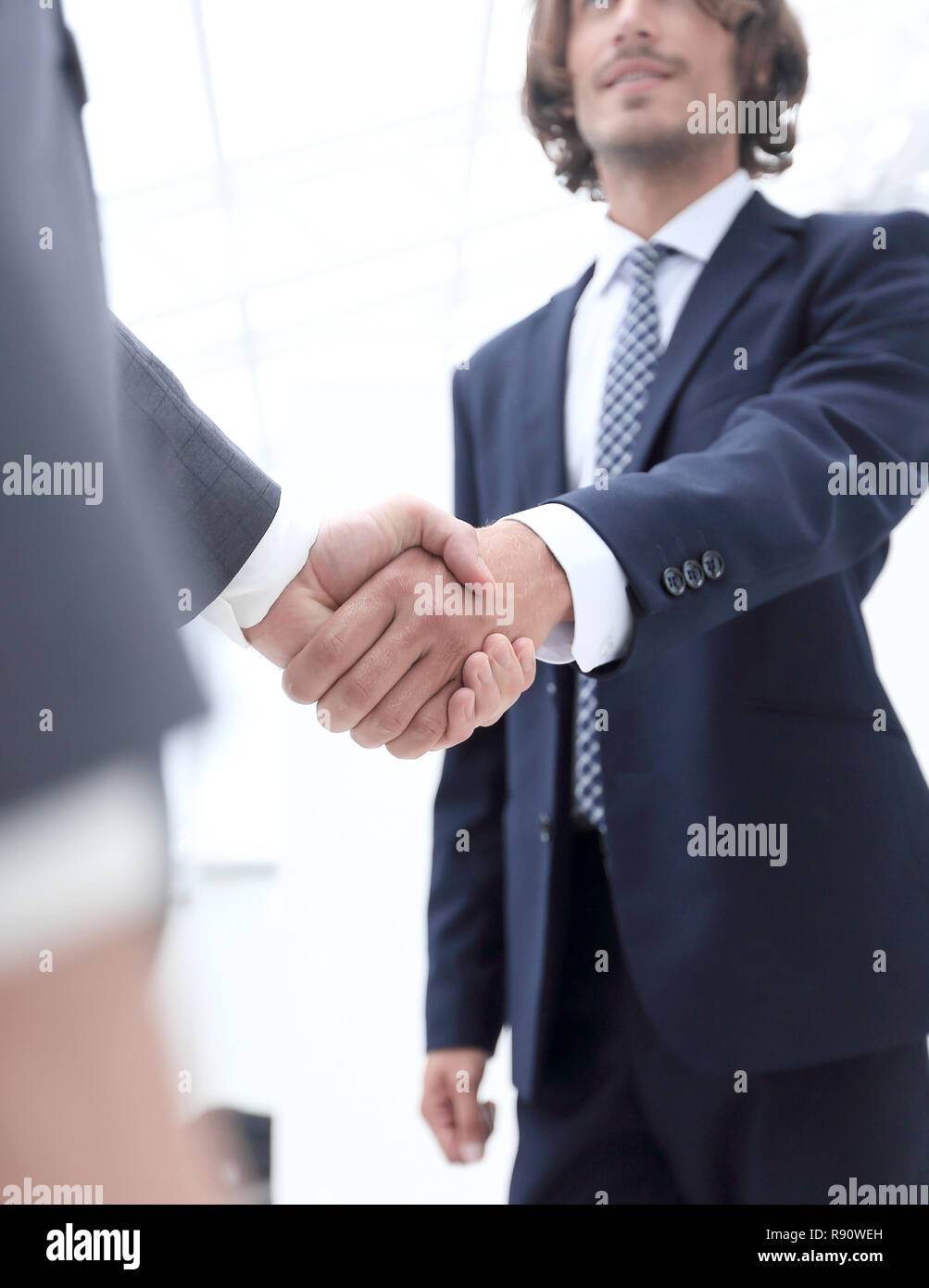 Success concept in business - handshake of partners Stock Photo - Alamy