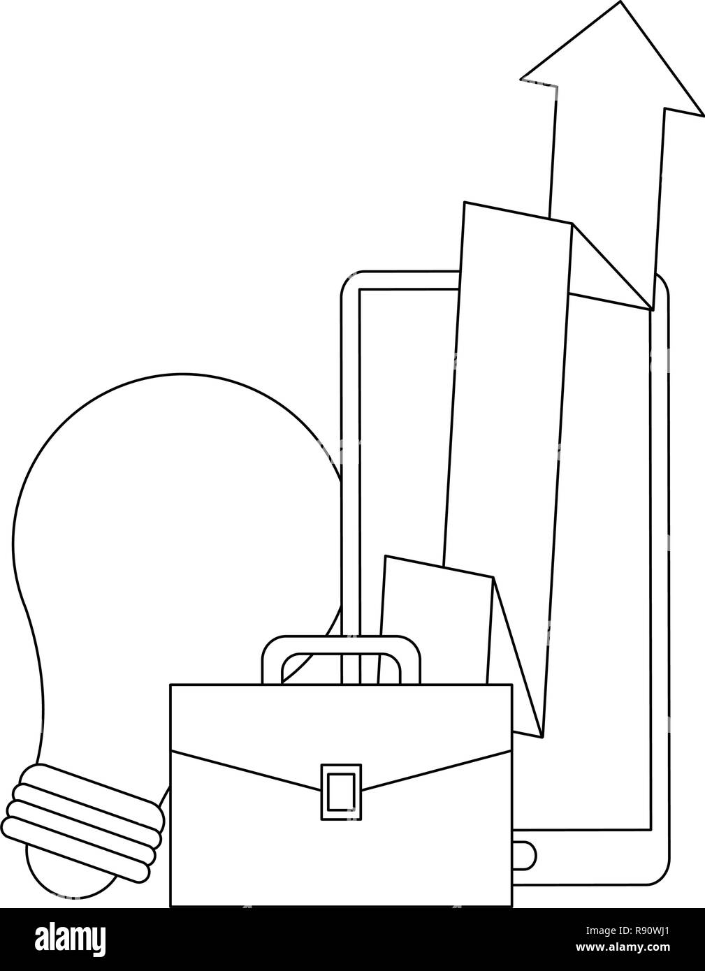 Business and profit in black and white Stock Vector Image & Art - Alamy