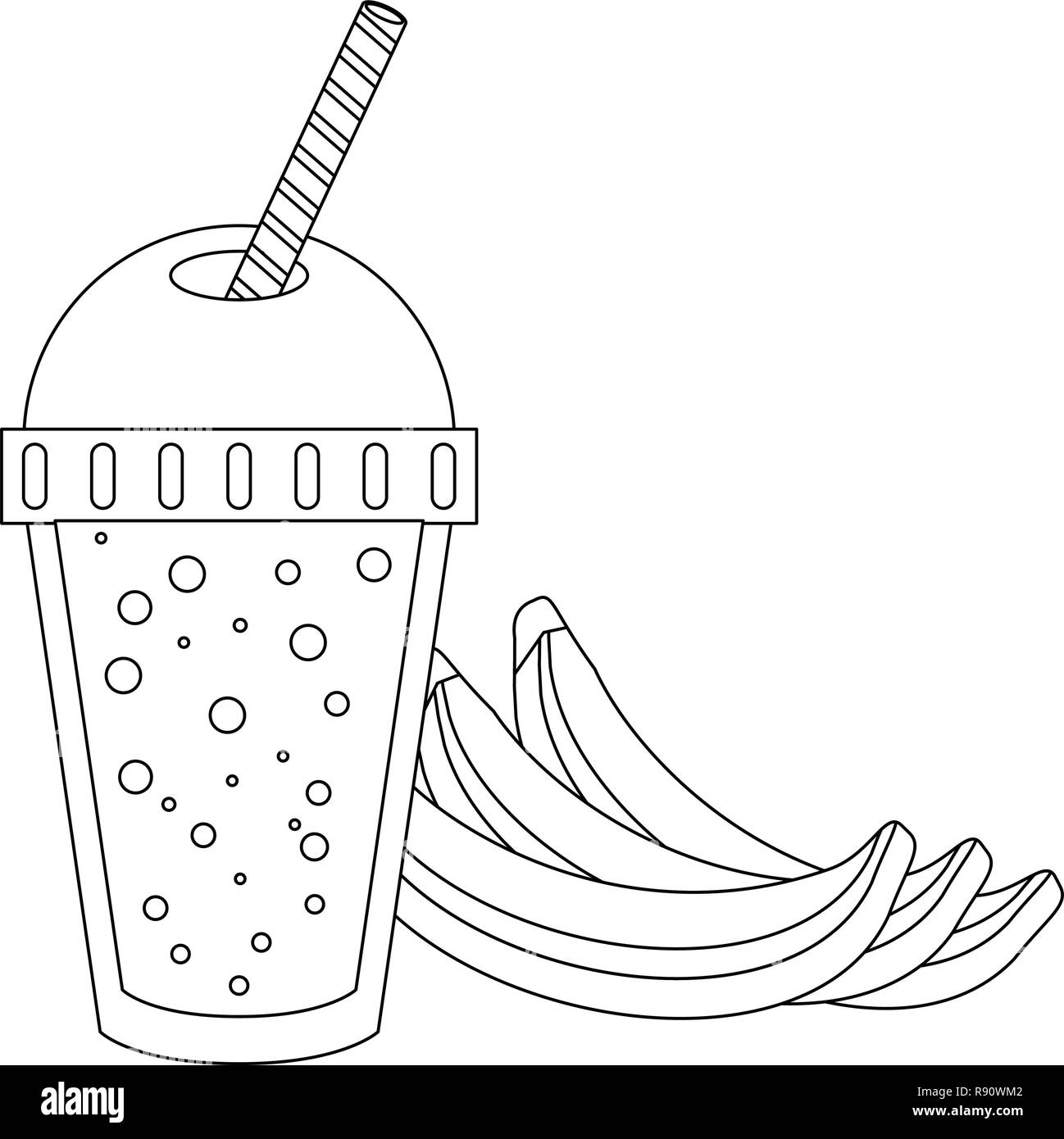 Smoothie Coloring Page
