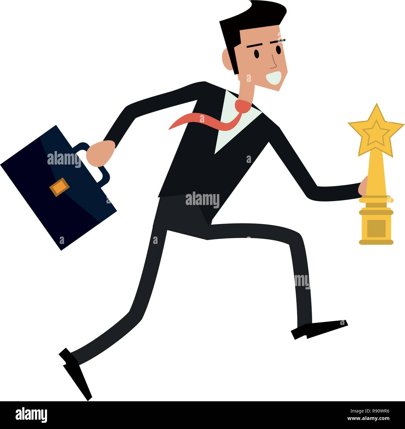 Businessman successful cartoon Stock Vector Image & Art - Alamy