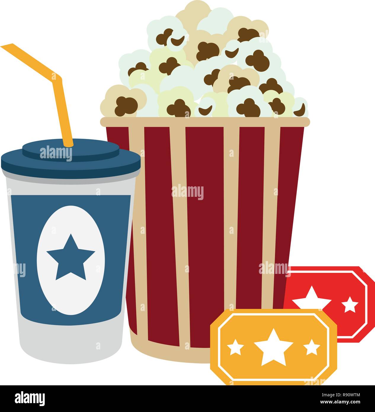 Soda pop display Stock Vector Images - Alamy