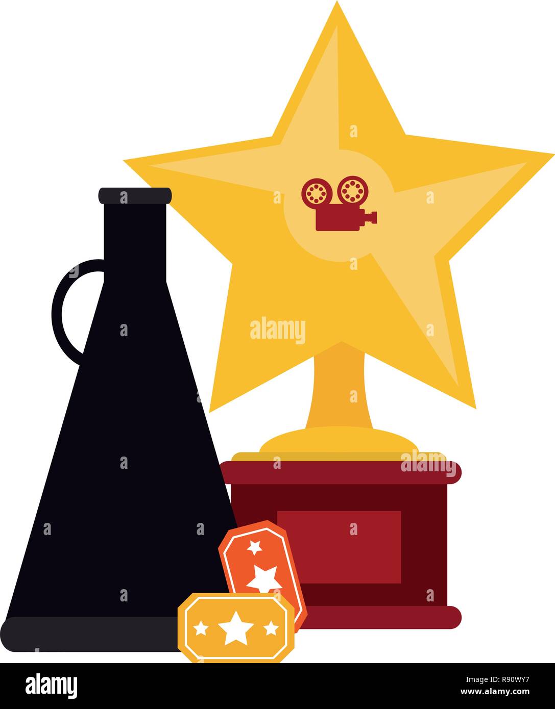 Cinema award concept Stock Vector Images - Alamy
