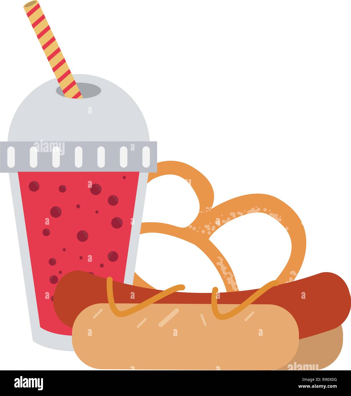 Tasty combo Stock Vector Images - Alamy