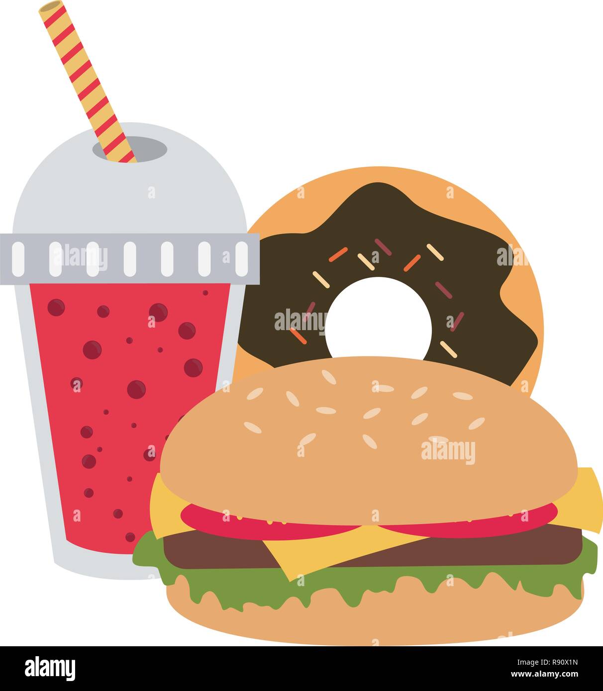 Meat combo Stock Vector Images - Alamy