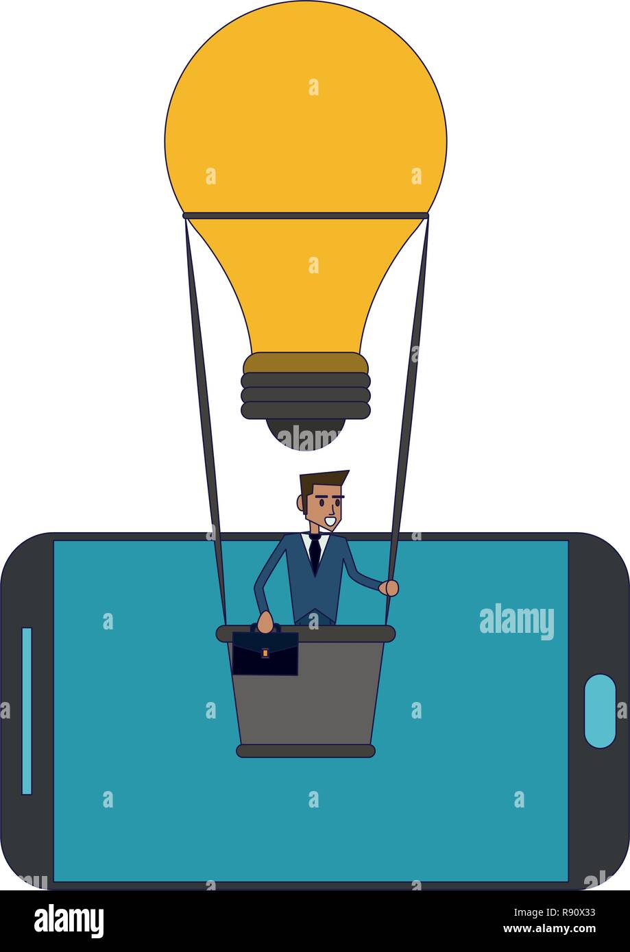 Businessman successful cartoon Stock Vector Image & Art - Alamy